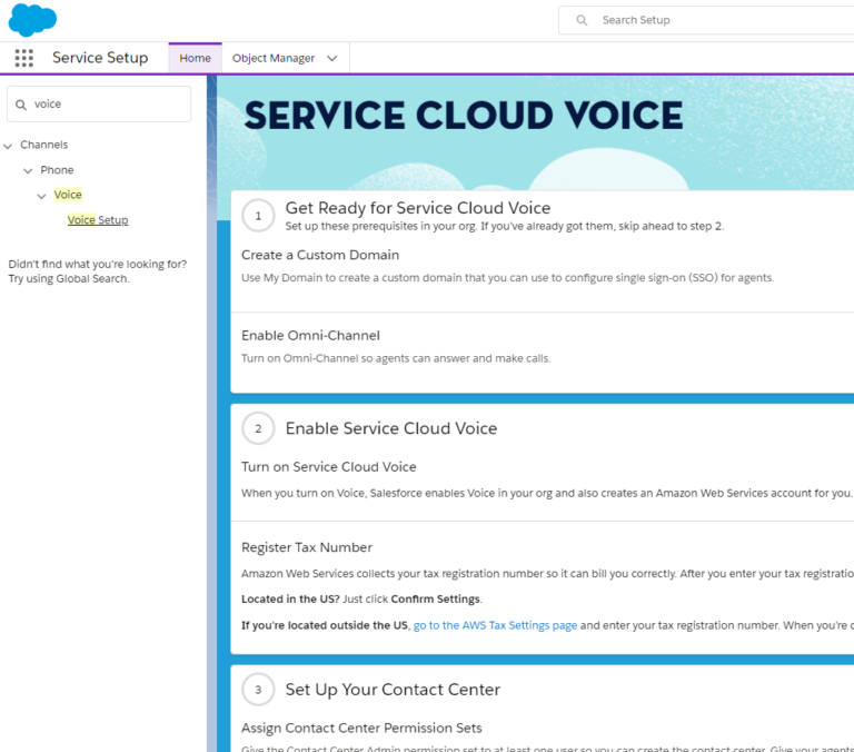 Salesforce Service Cloud Voice – Introduction and Setup – Tom Vaidyan